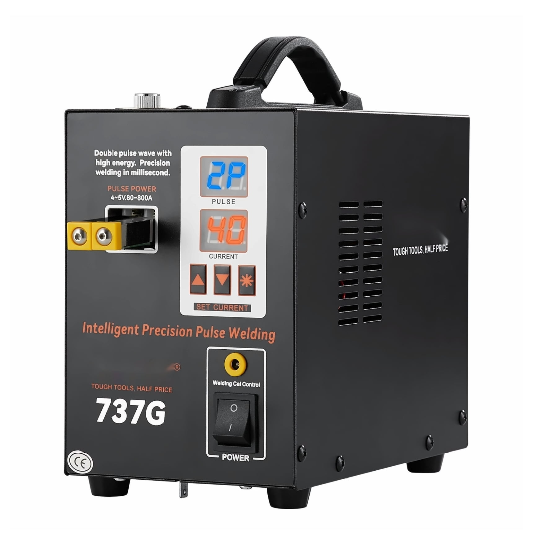 Battery Spot Welder 737G, Pulse Spot Welding Machine, 2.8KW Portable ...