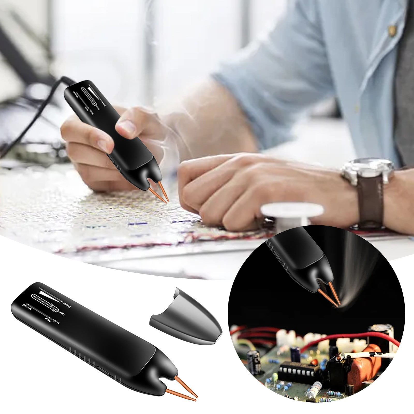 Battery Spot Welder, Battery Welder 11 Level Gear Adjustable Handheld ...