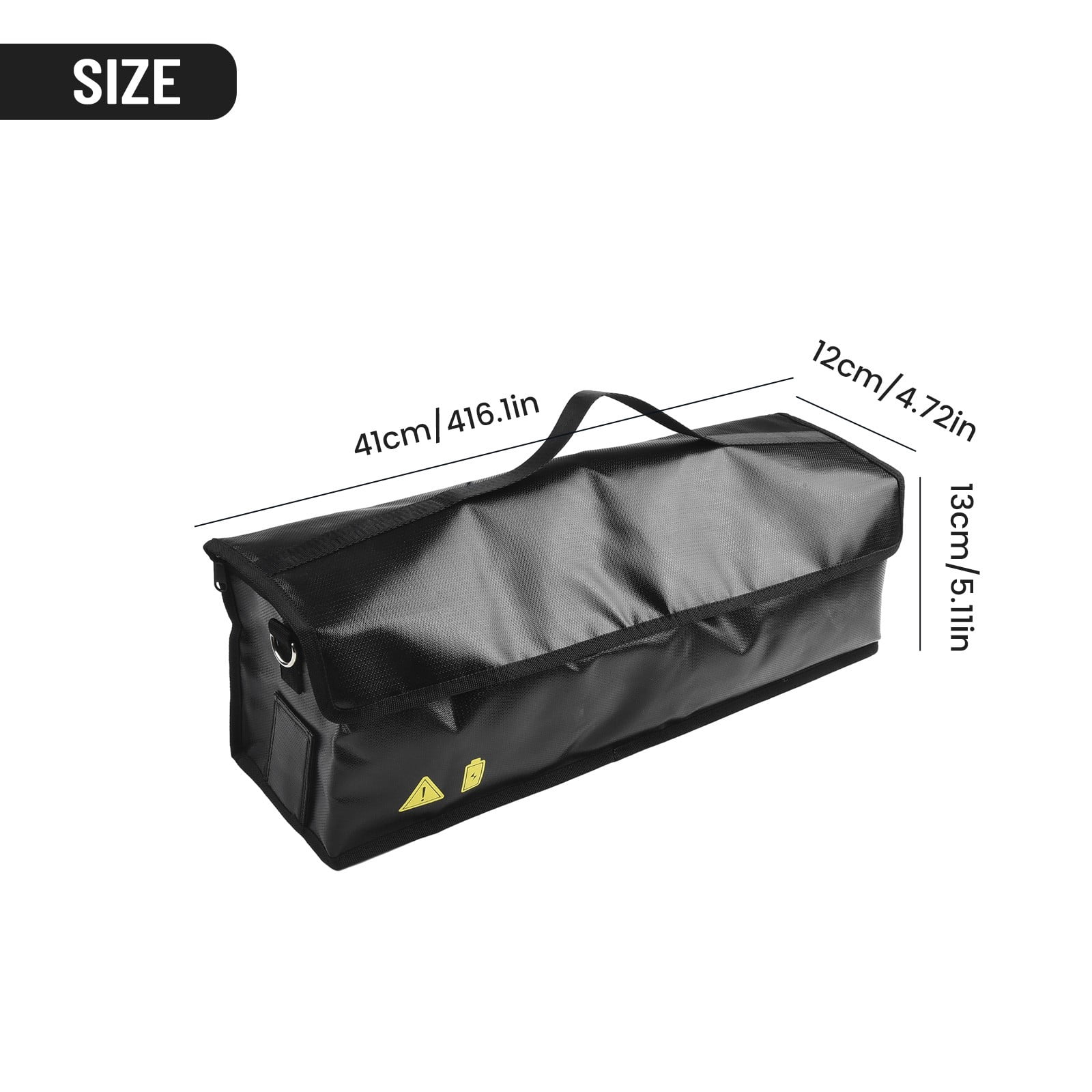 Battery Storage Bag For Electric Bicycle Portable Explosion Proof Lipo Bag E-Bike Fire Resistant ...
