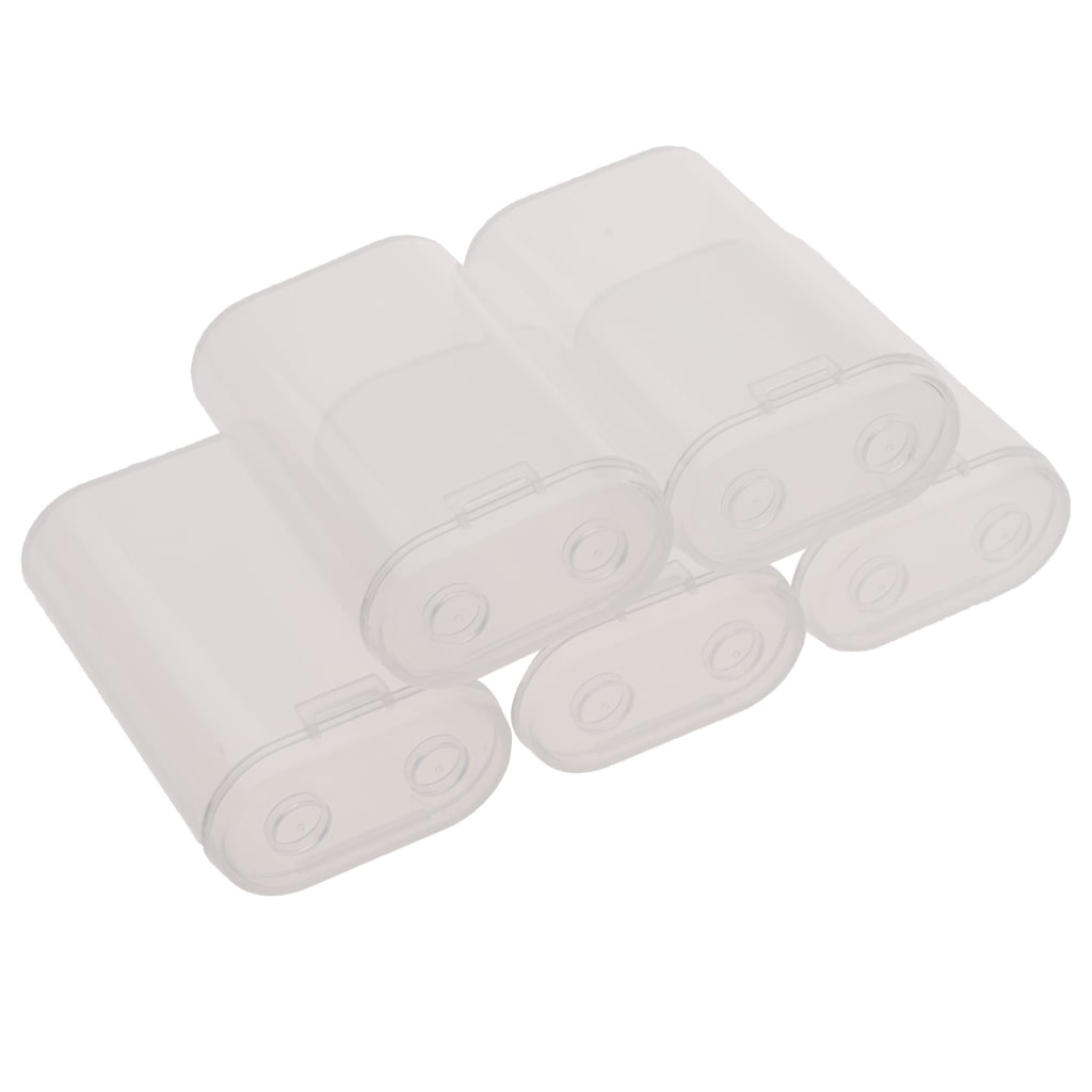 Battery Storage Case for 2pcs 21700 Batteries Protector Store and ...