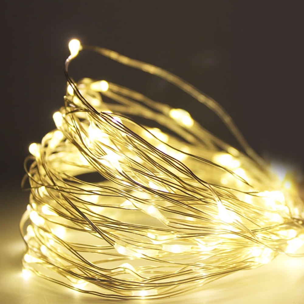 Battery String Lights 6.56 FT 20 LED Fairy String Lights 2M Waterproof ...
