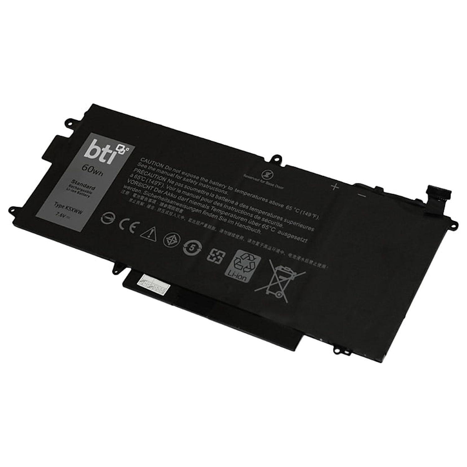 Battery Technology Inc. Batt DELL LIPOLY LAT 5289 5289 Batt - Walmart.com