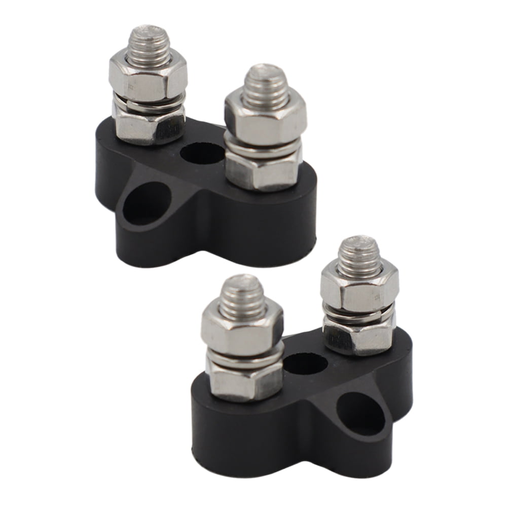Battery Terminal 2 Pcs Electrical Bus Bar Power Distribution Block ...
