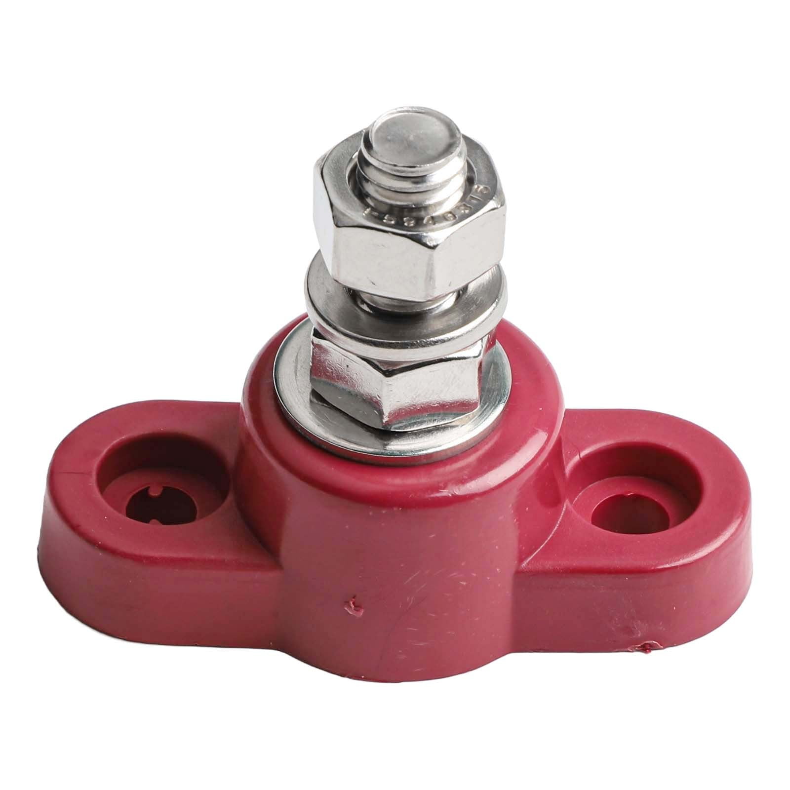 Battery Terminal Block 12V 24V Safety Red And Black Power Stud Battery Terminal M8-Red YIWEI ...