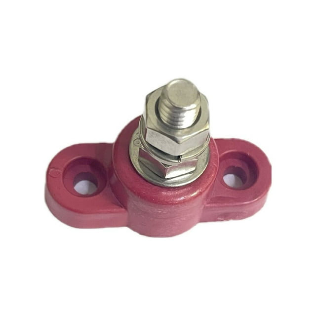 Battery terminal block 12V 24V safety red and black power stud battery terminal - Walmart.com