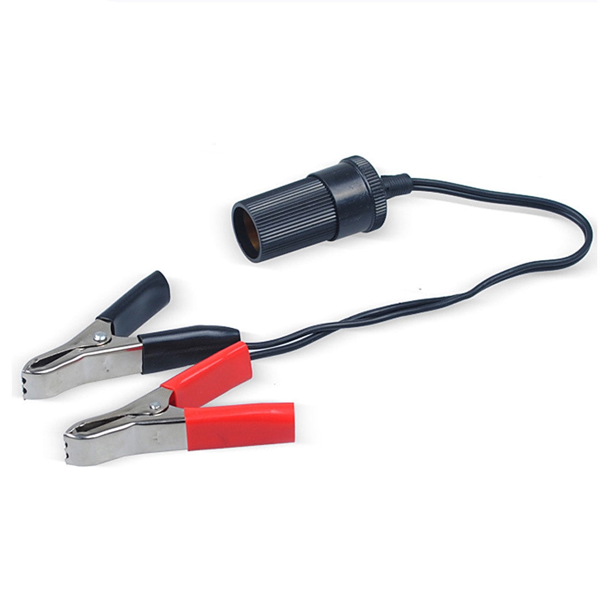 Battery Terminal Clip-On Car Cigarette Lighter Socket Female Adapter ...