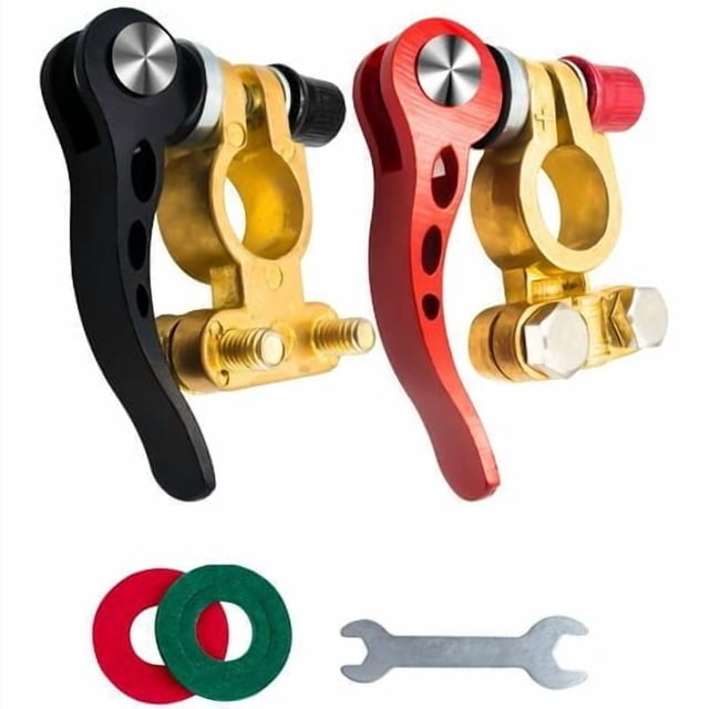 Battery Terminal Connector, Tightly Clamped Battery Terminal, Positive ...