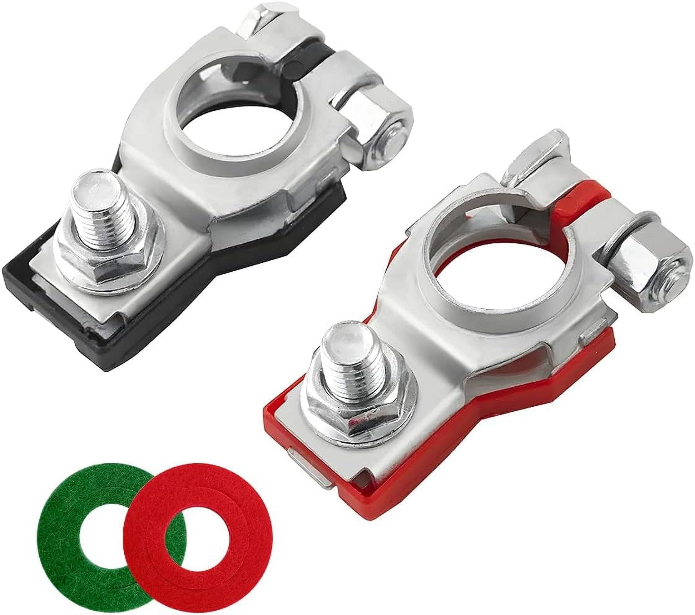 Battery Terminal Connector, Top Post Battery Cable Terminal Clamp Set ...