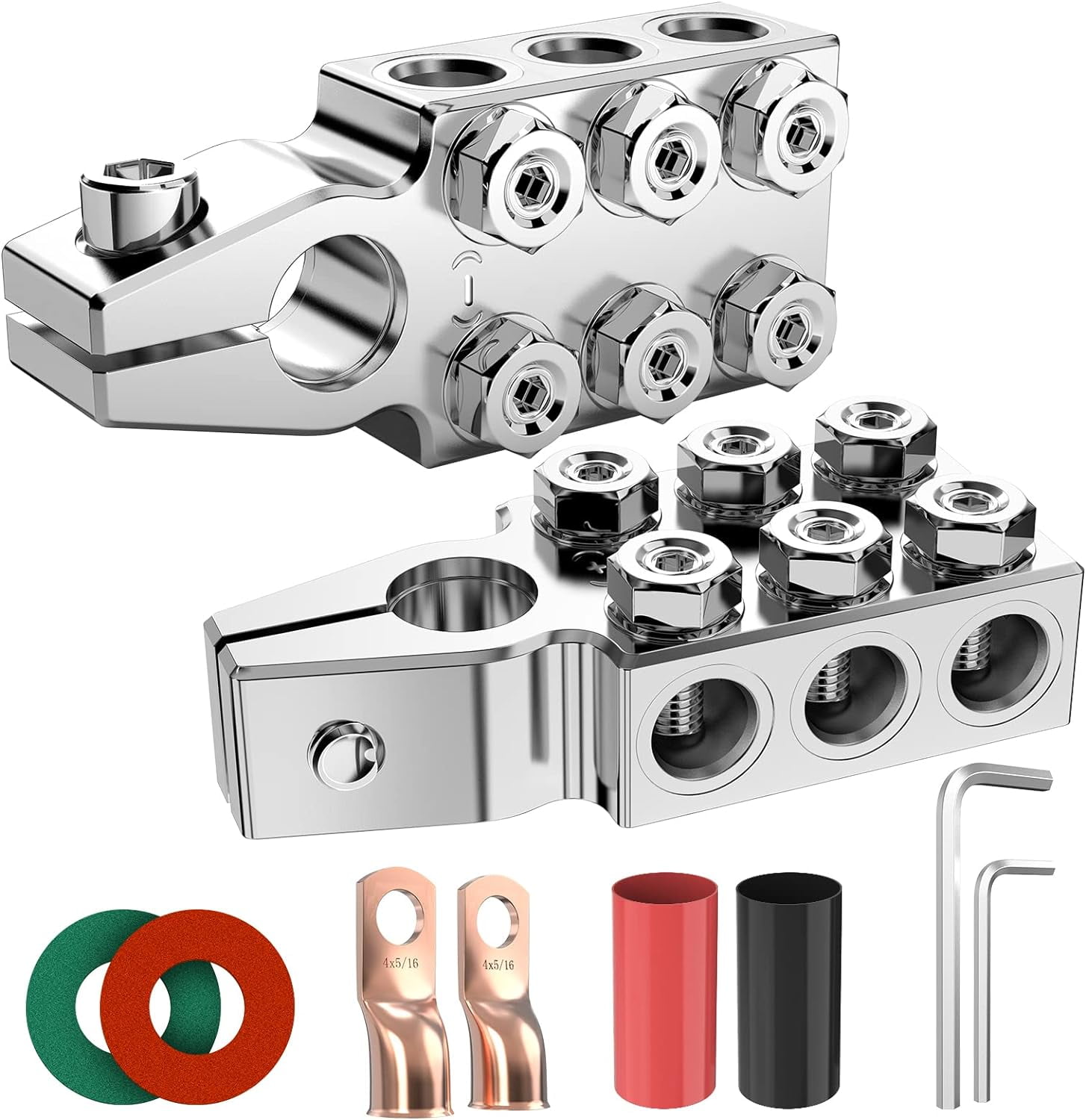Battery Terminal Connectors, 12-Way Battery Terminal Clamps, Battery ...