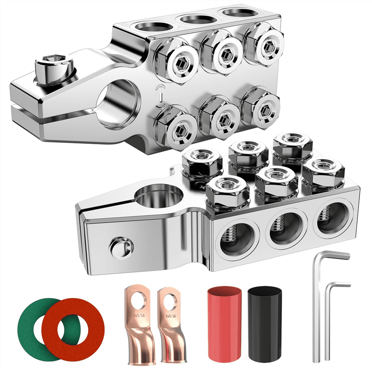 Battery Terminal Connectors, 12-Way Battery Terminal Clamps, Battery ...
