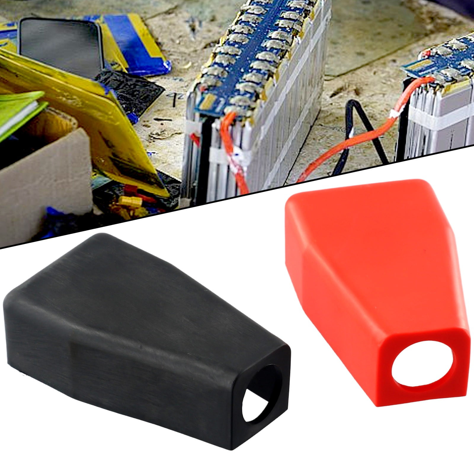 Battery Terminal Cover Positive Battery Terminal Cover 2pcs Set Cap ...