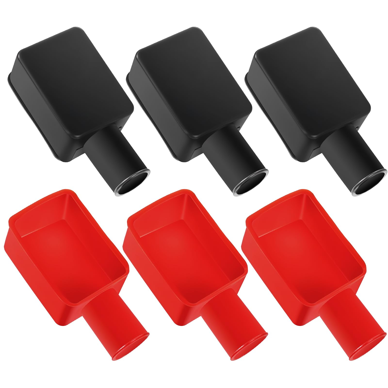 Battery Terminal Protector, 6 Pcs Battery Terminal Cover, Car Battery ...