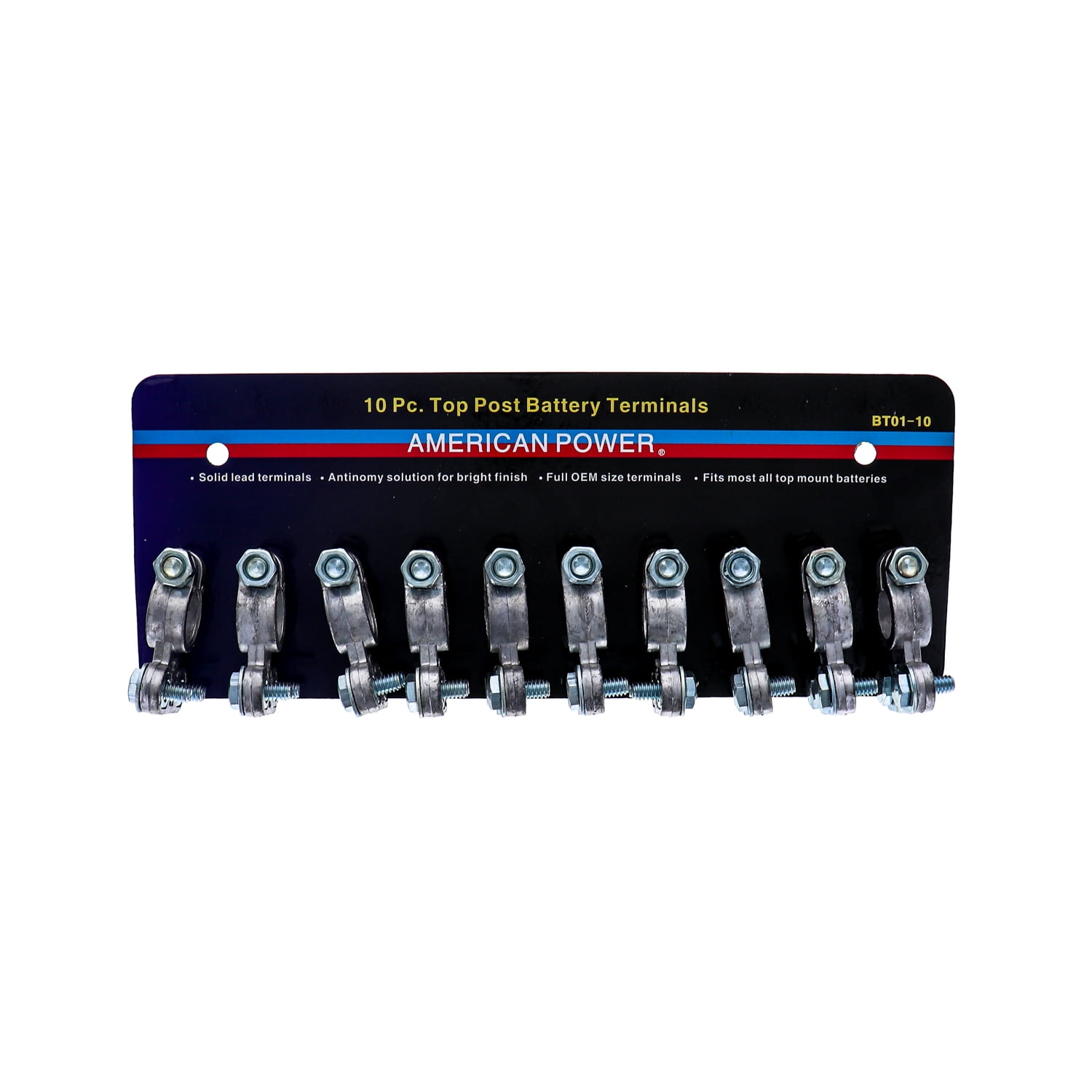 , Battery Terminal Top Side - Carded, Count 10 - Automotive Accessories ...