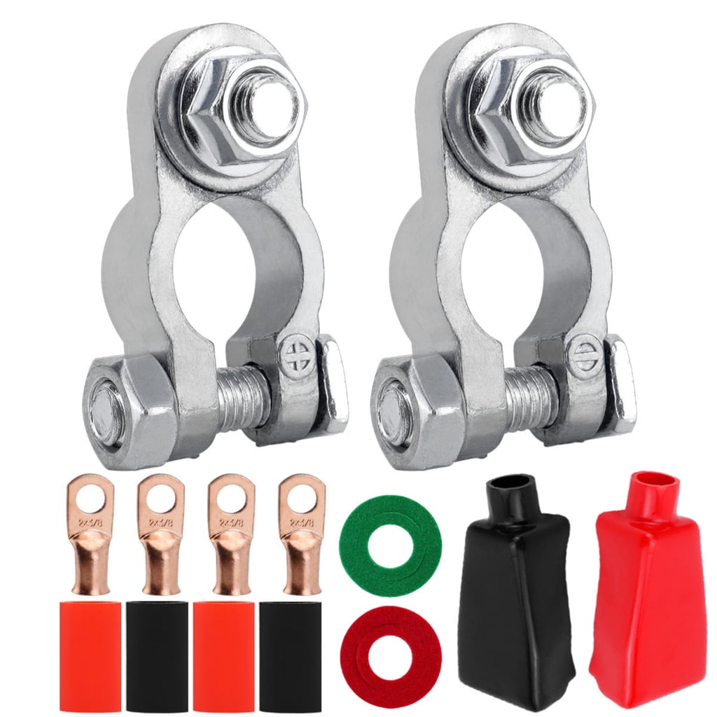 Battery Terminals with Lugs Battery Terminal Connector set Pair for ...