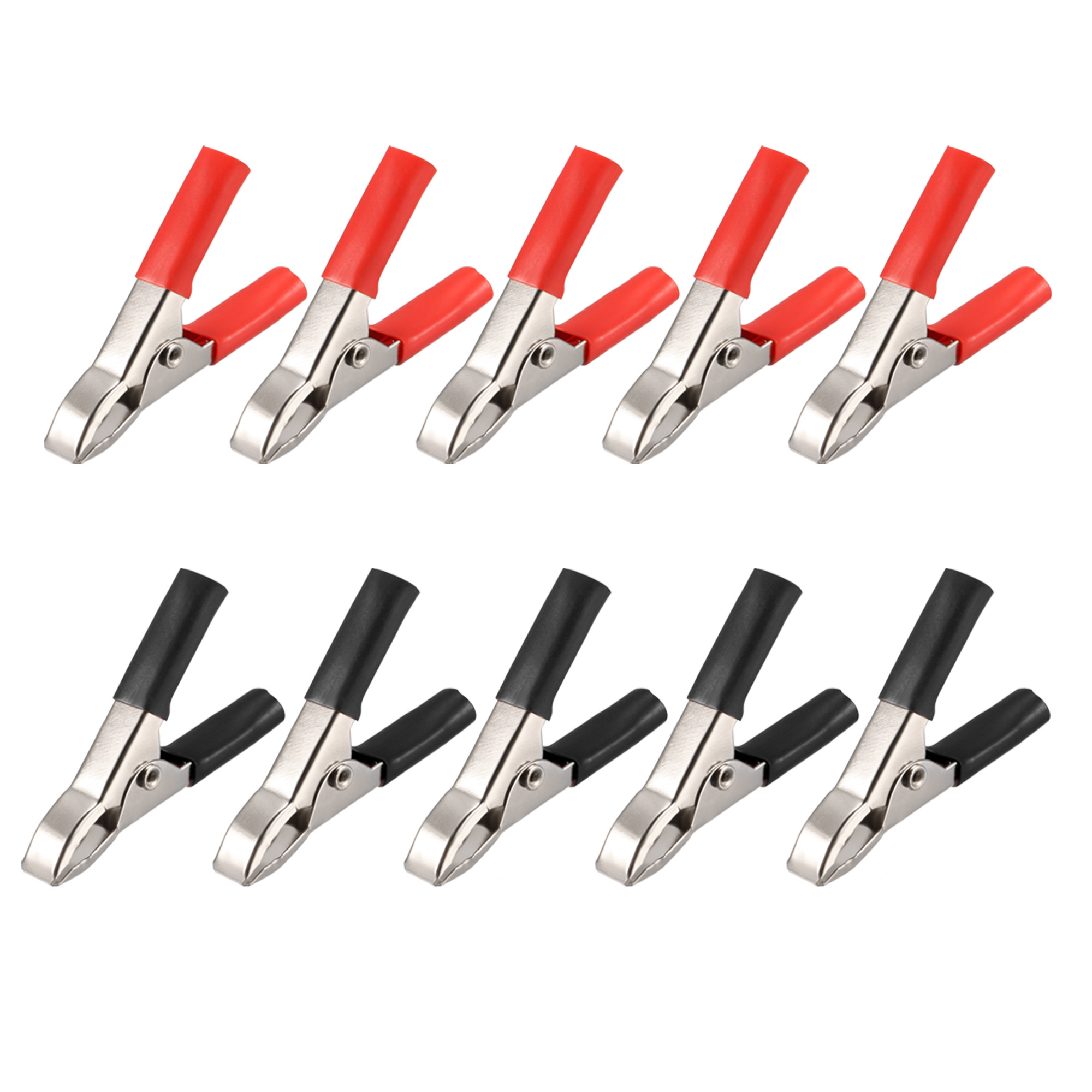 Battery Test Clips 5 Amp Insulated Clamps for Automotive Car Black Red ...