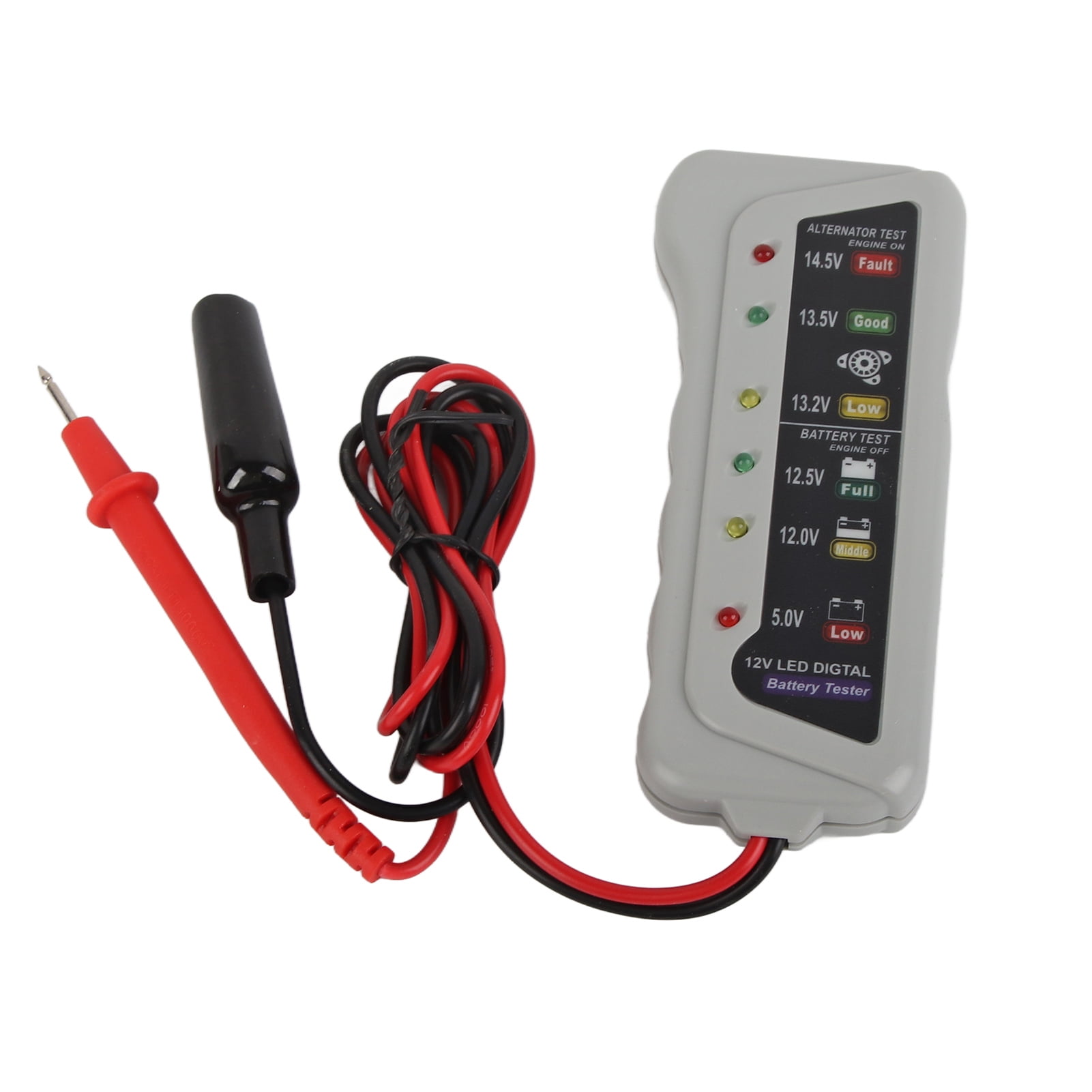 Battery Tester - 2-14.8V Car Van Auto Battery Tester Storage ...