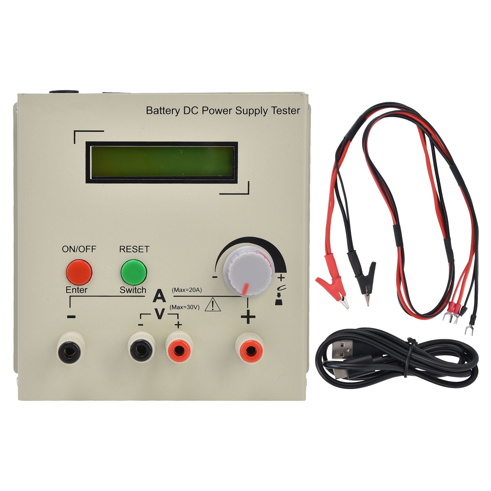 Battery Tester Battery Capacity Meter Power Supply Electronic Load ...