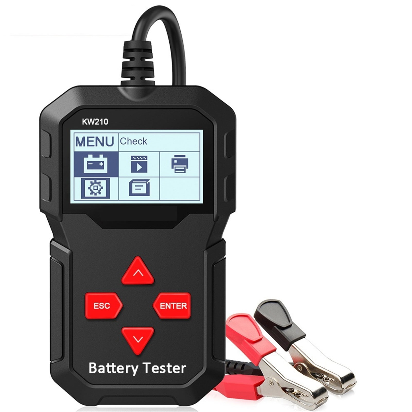 Battery Tester Car 12v Testing KW210 Charging Cranking Auto Battery ...