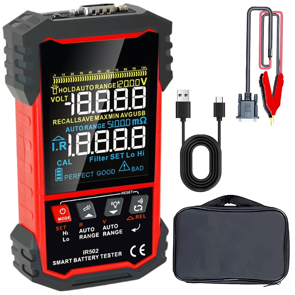 Battery Tester For Acid Lithium Batteries Accurate Voltage Internal ...