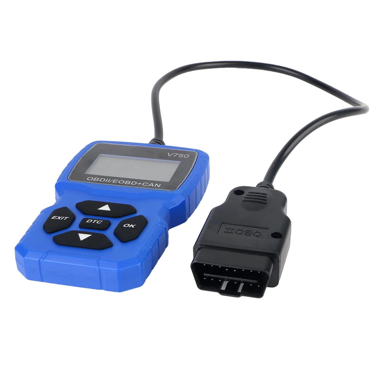 Battery Tester OBD2 Scanner Check Engine System Code Reader V750 Multi ...