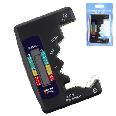Battery Tester Checker, Digital Display Battery Checker Tester for AA ...