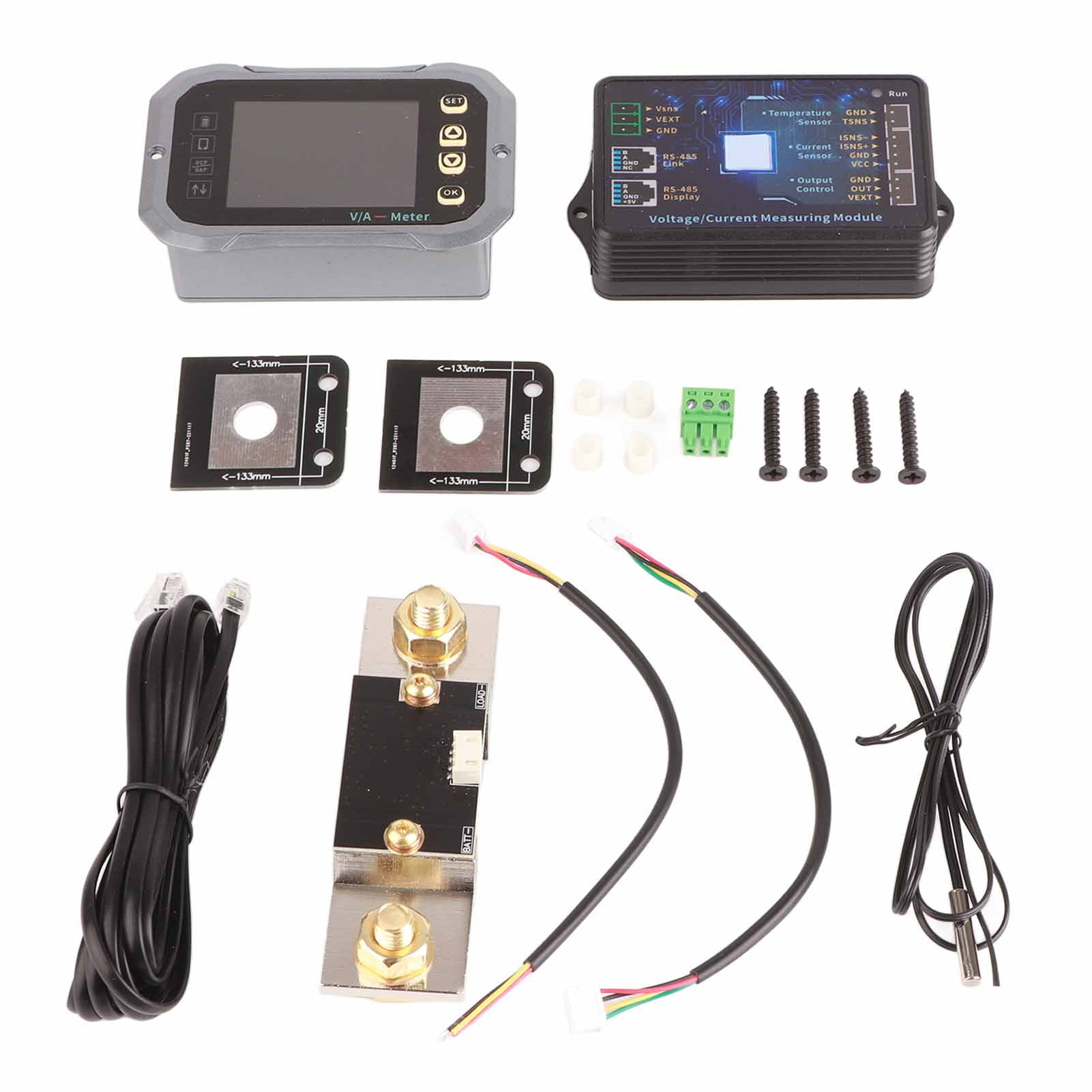 Battery Tester Voltmeter Ammeter Battery Coulometer Capacity ...