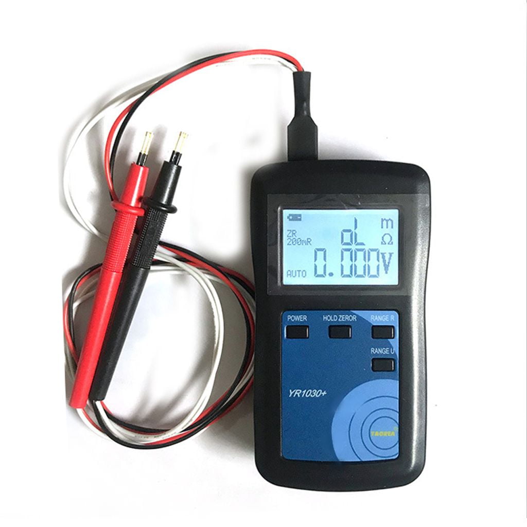 Battery Tester with Dot Matrix LCD Screen, High-Accuracy 4-Wire ...