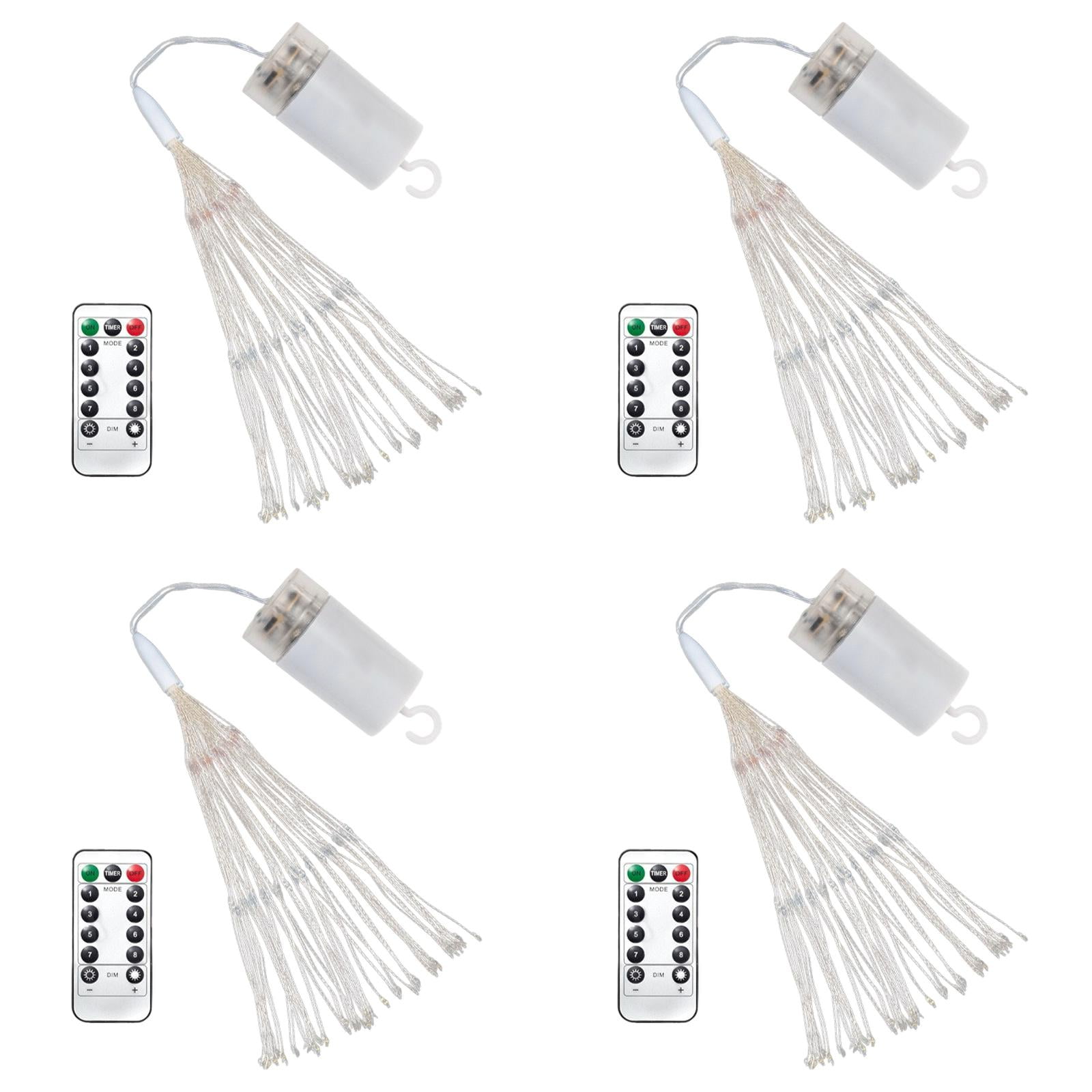 Battery/USB Operated Fairy Lights with Remote, 120 LED Waterproof ...