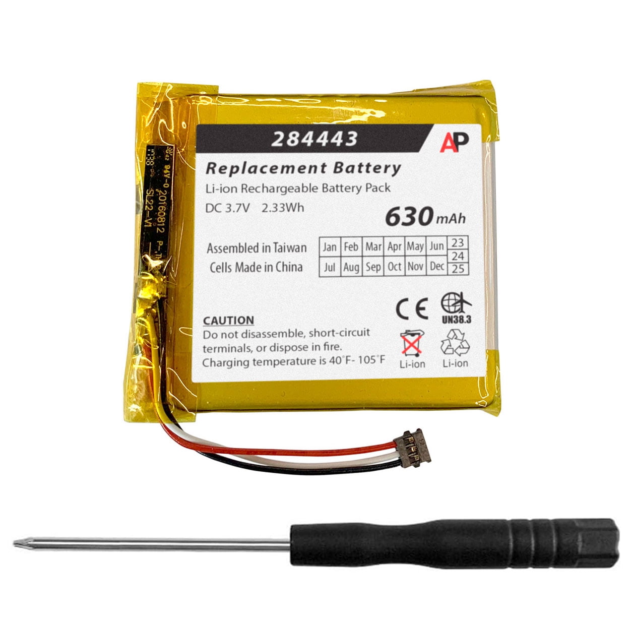 Battery Upgrade for Nest 2nd & 3rd Generation Thermostat - 630 mAh ...