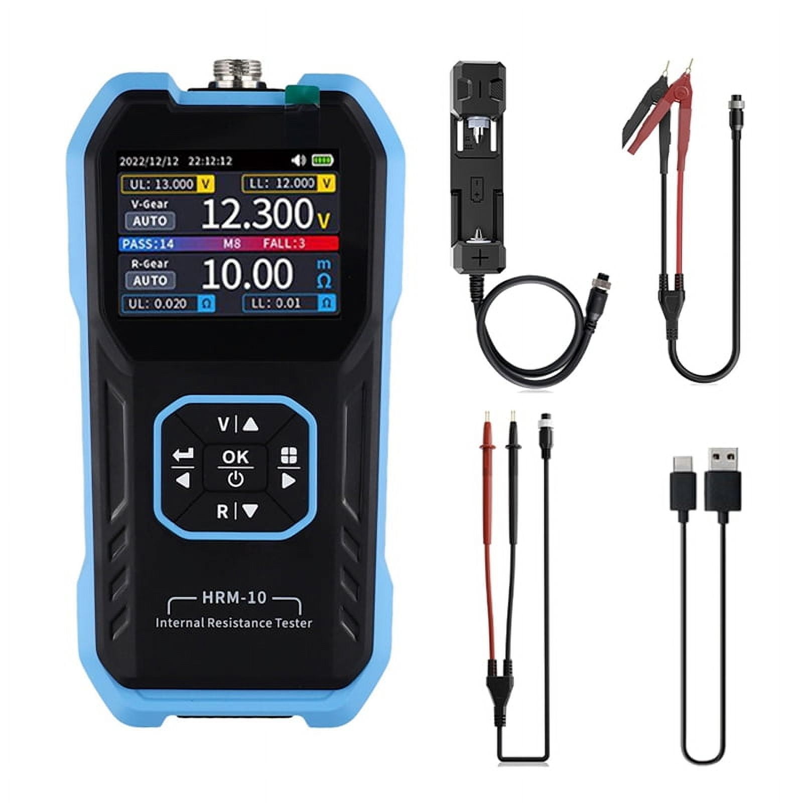 Battery Voltage Internal Resistance Tester -10 Internal Resistance ...
