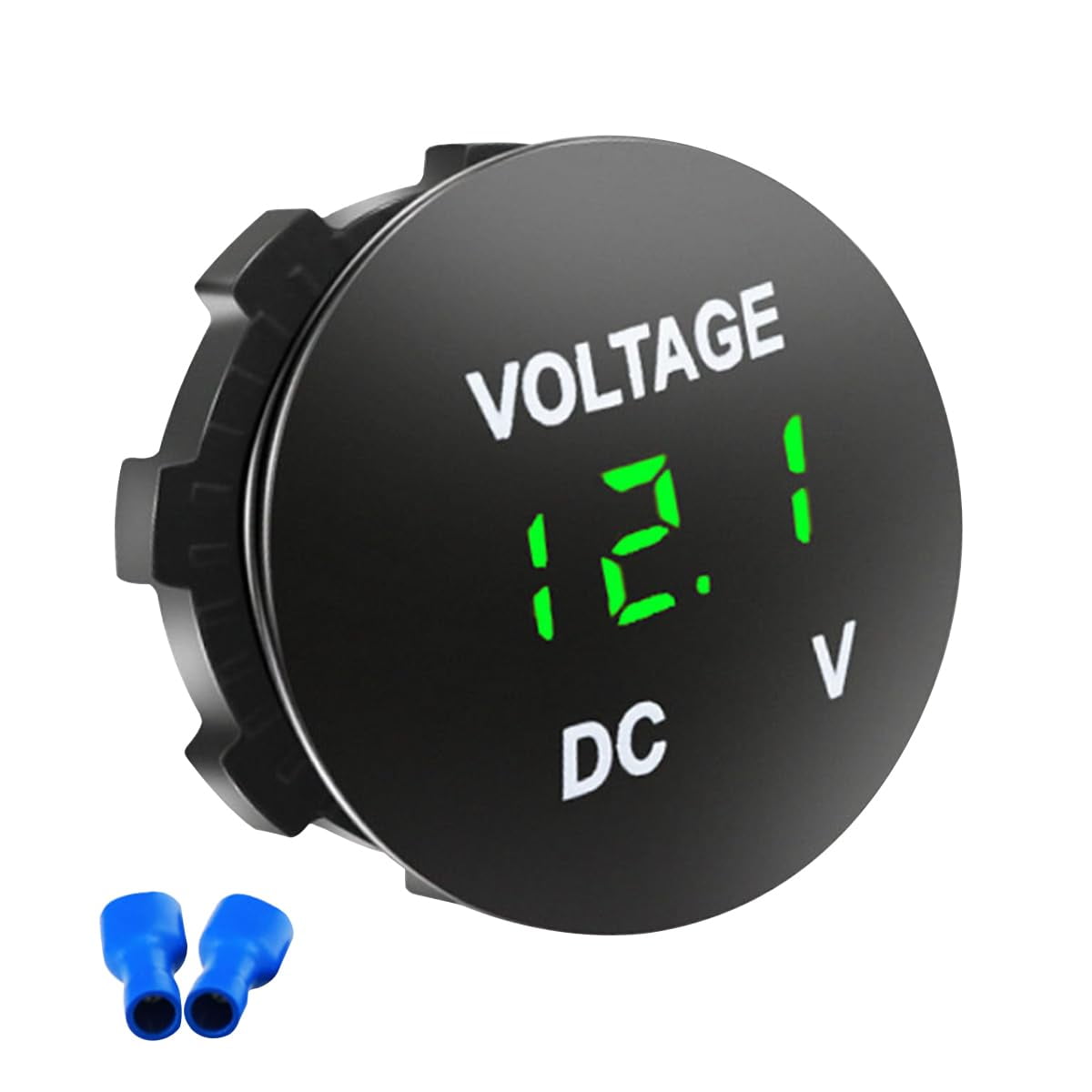 Battery Voltage Meter, DC 12V Waterproof Voltage Meter Tester, LED ...