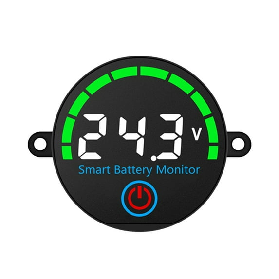 Battery Voltages Indicators Meter 12V/24V Power Levels Tool Easy ...