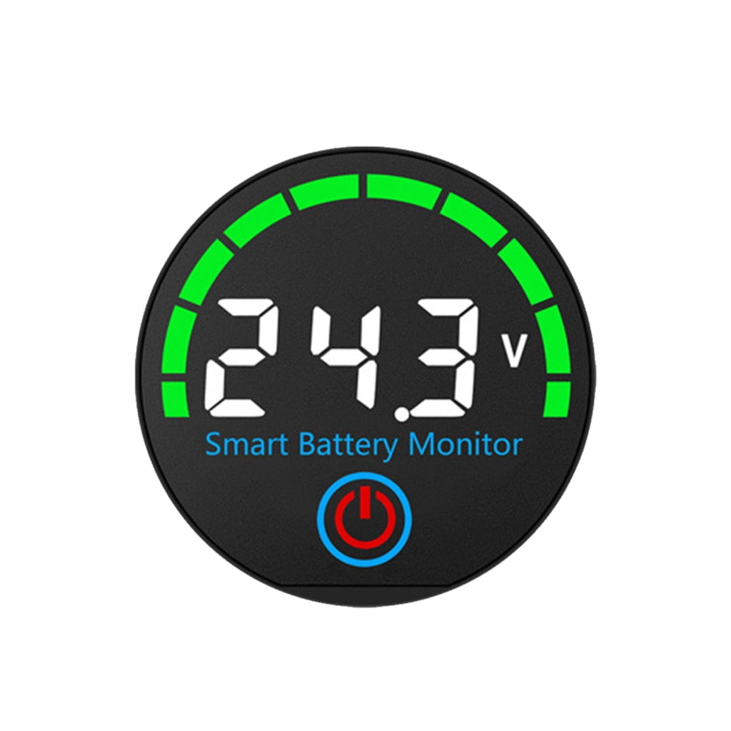 Battery Voltages Indicators Meter 12V/24V Power Levels Tool Easy ...