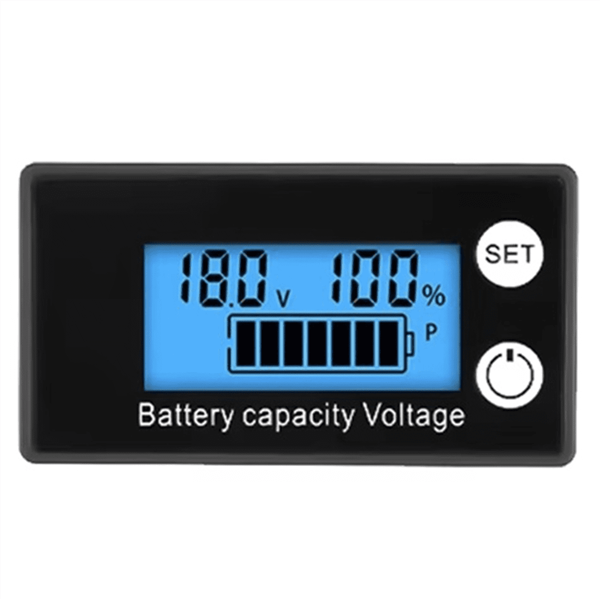 Battery Voltmeter DC 8-100V Capacity Indicator Power Meter Lithium ...