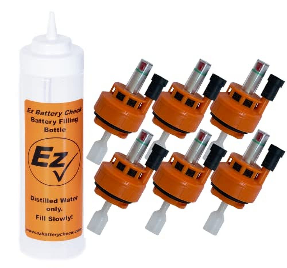 Battery Watering System Caps with Water Level Monitors for Batteries ...