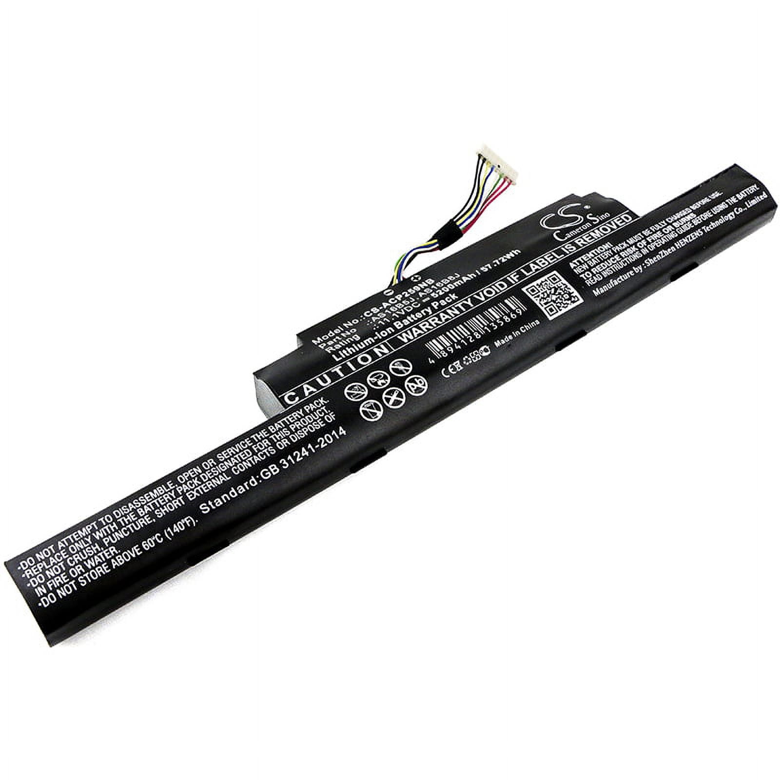 Battery for Acer Aspire F5 F15 575G-53VG E15 Travelmate P259 AS16B5J ...