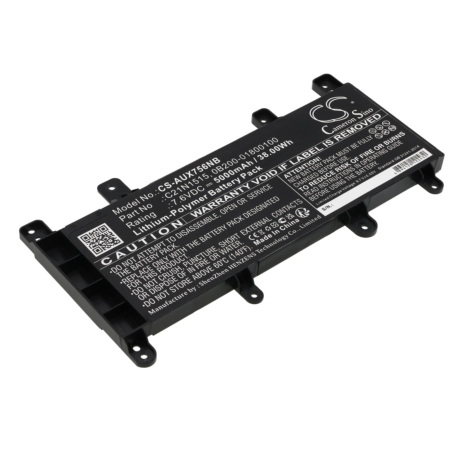 Battery for Asus VivoBook F756UA Z756UQ 0B200-01800000 0B200-01800100 ...