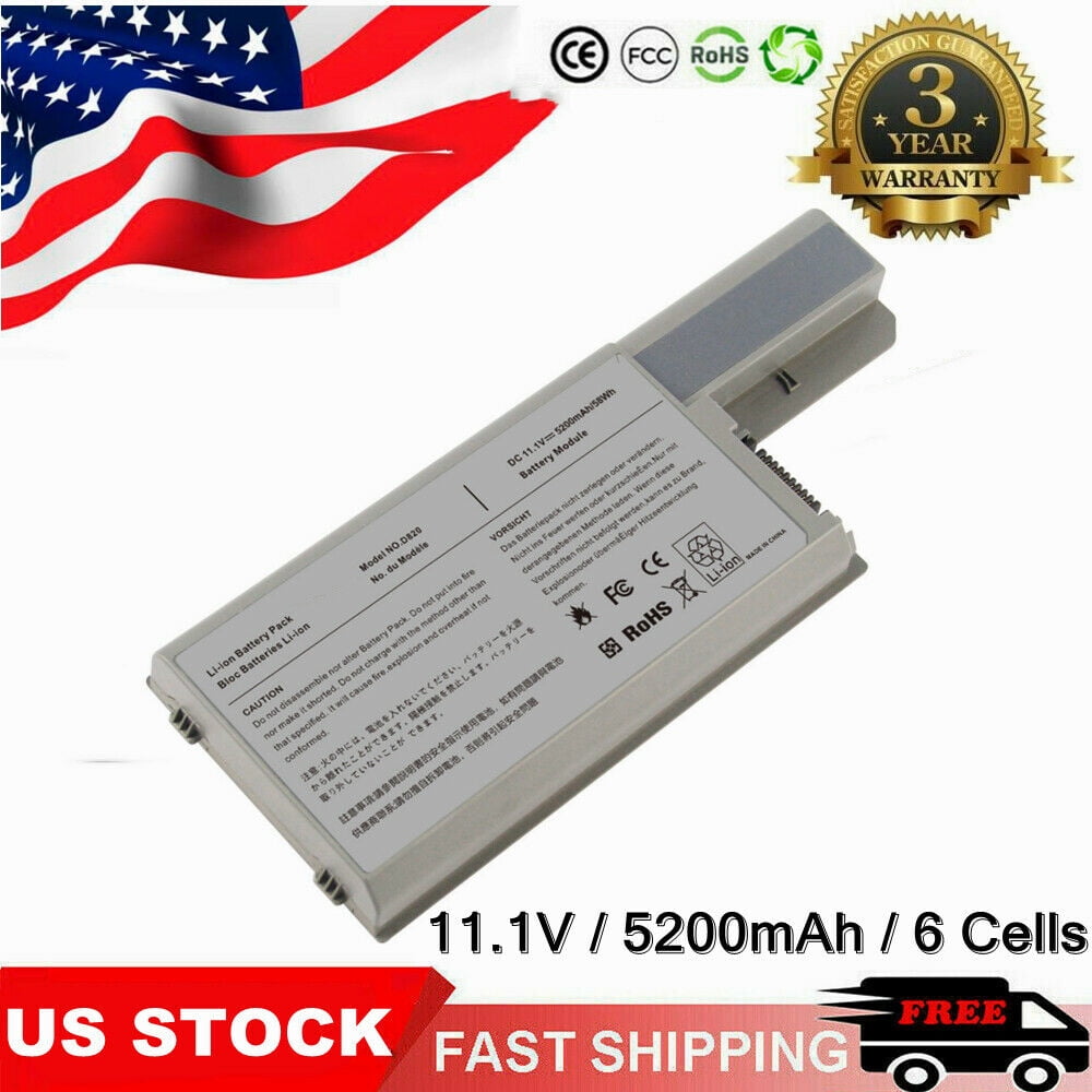 Battery for Dell Latitude D531 D820 D830 M65 M4300 Type CF623 CF711 ...