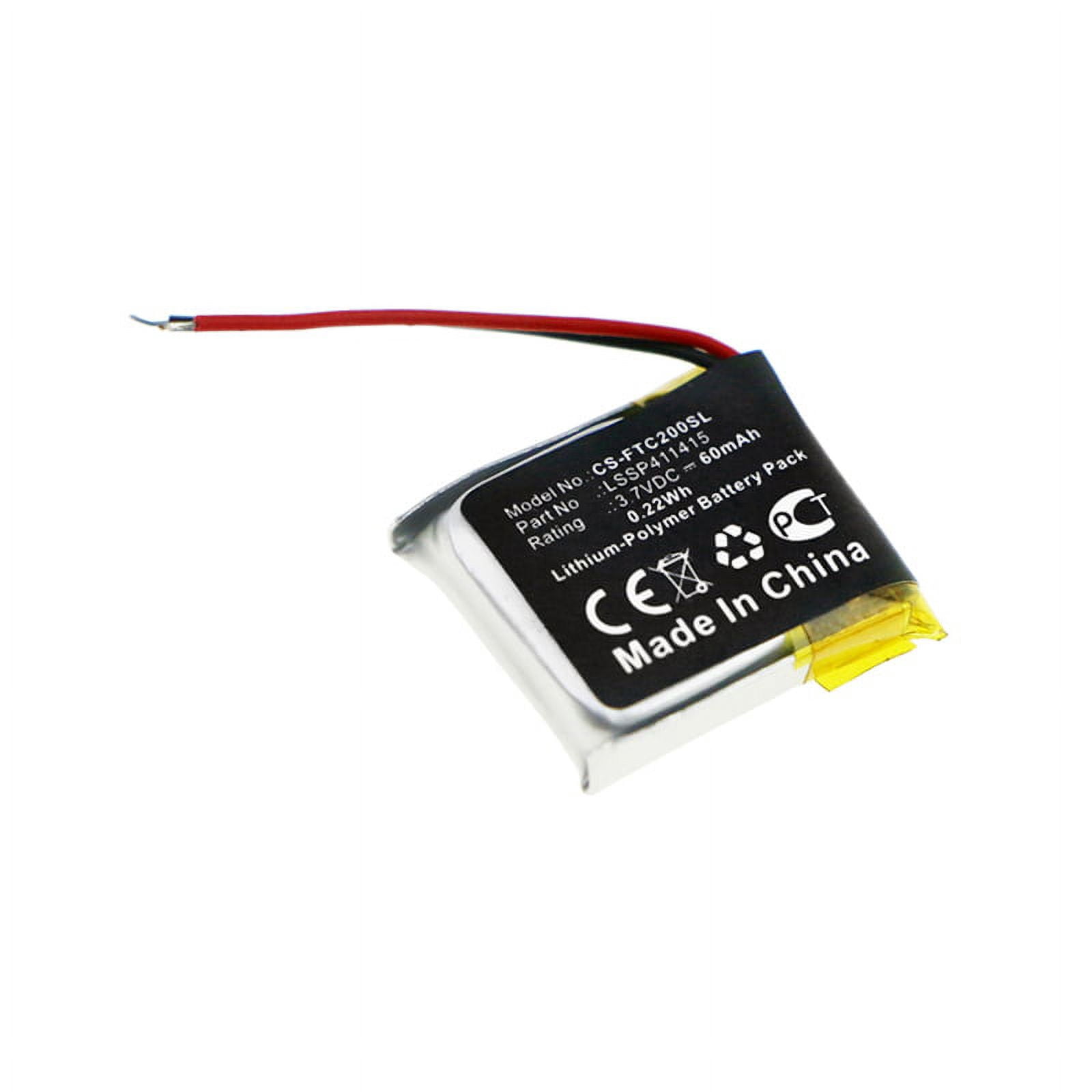 Battery for Fitbit Charge 2 LSSP411415 Smartwatch CS-FTC200SL 3.7v ...