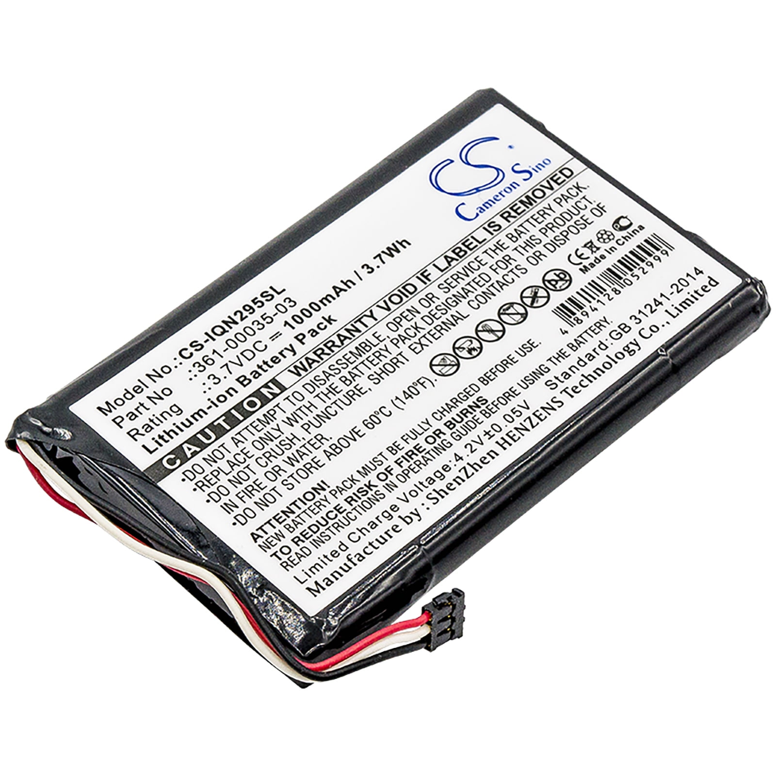 Battery for Garmin 361-00035-03 A3AVDG03 Nuvi 2405 2455 2475 2495 2505 ...