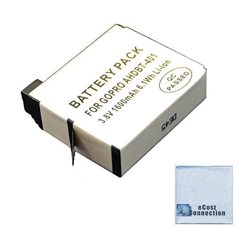 Battery for GoPro HERO4 Silver and Black Edition, 1600 mAh - Walmart.com