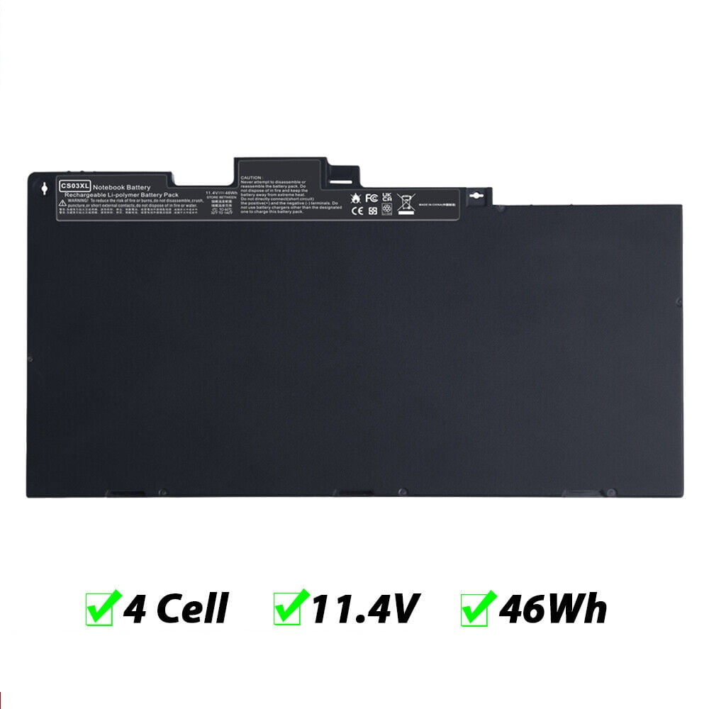 Battery for HP Elitebook 840 G3 G4 46Wh - Walmart.com
