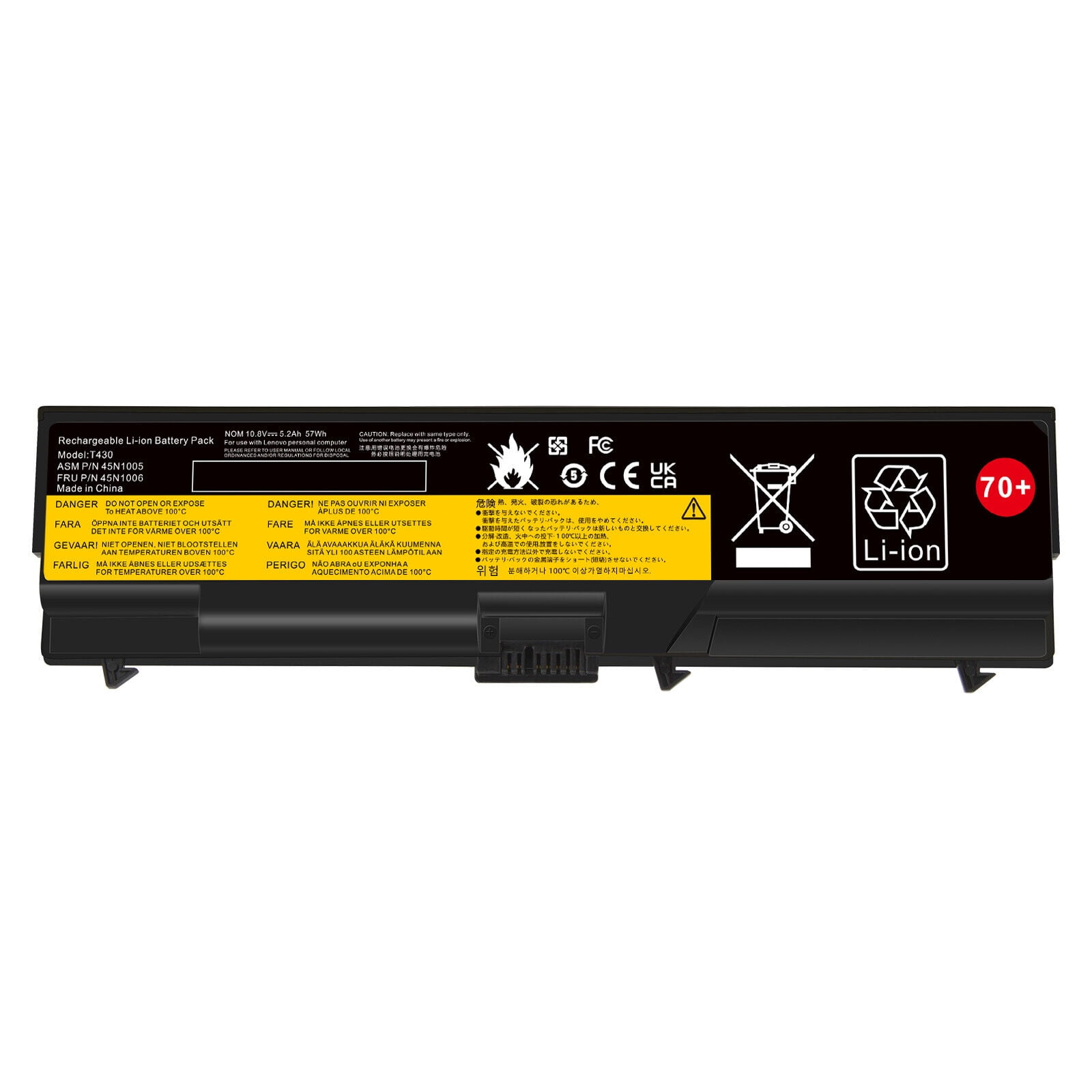 Battery for Lenovo Thinkpad L430 L530,Thinkpad T530 T530I - Walmart.com