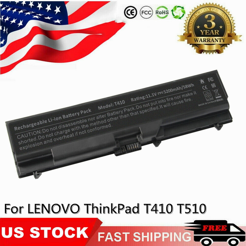 Battery for Lenovo Thinkpad T410 T420 T510 T520 W510 W520 SL410 SL510 ...