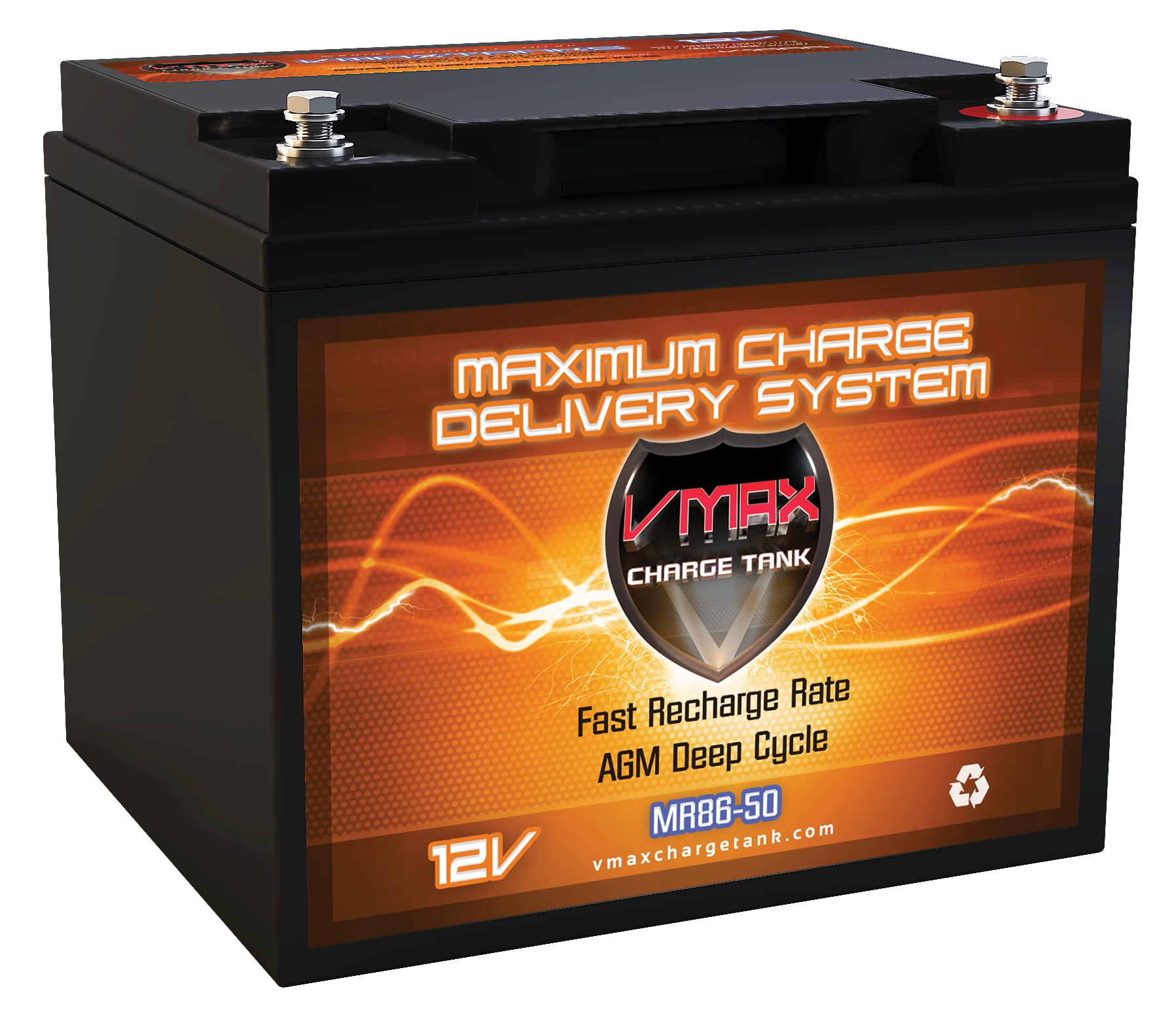 VMAXTANKS AGM Battery 12V Vehicle Battery for Motorguide - Walmart.com