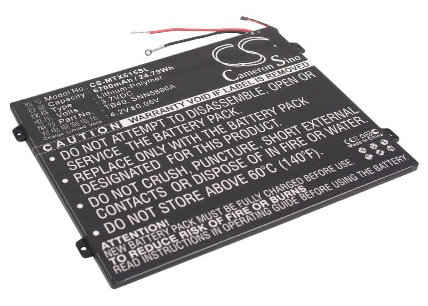 Battery for Motorola MZ615 MZ616 MZ617 Xoom 2 10.1 L-L-L DC110510 ...