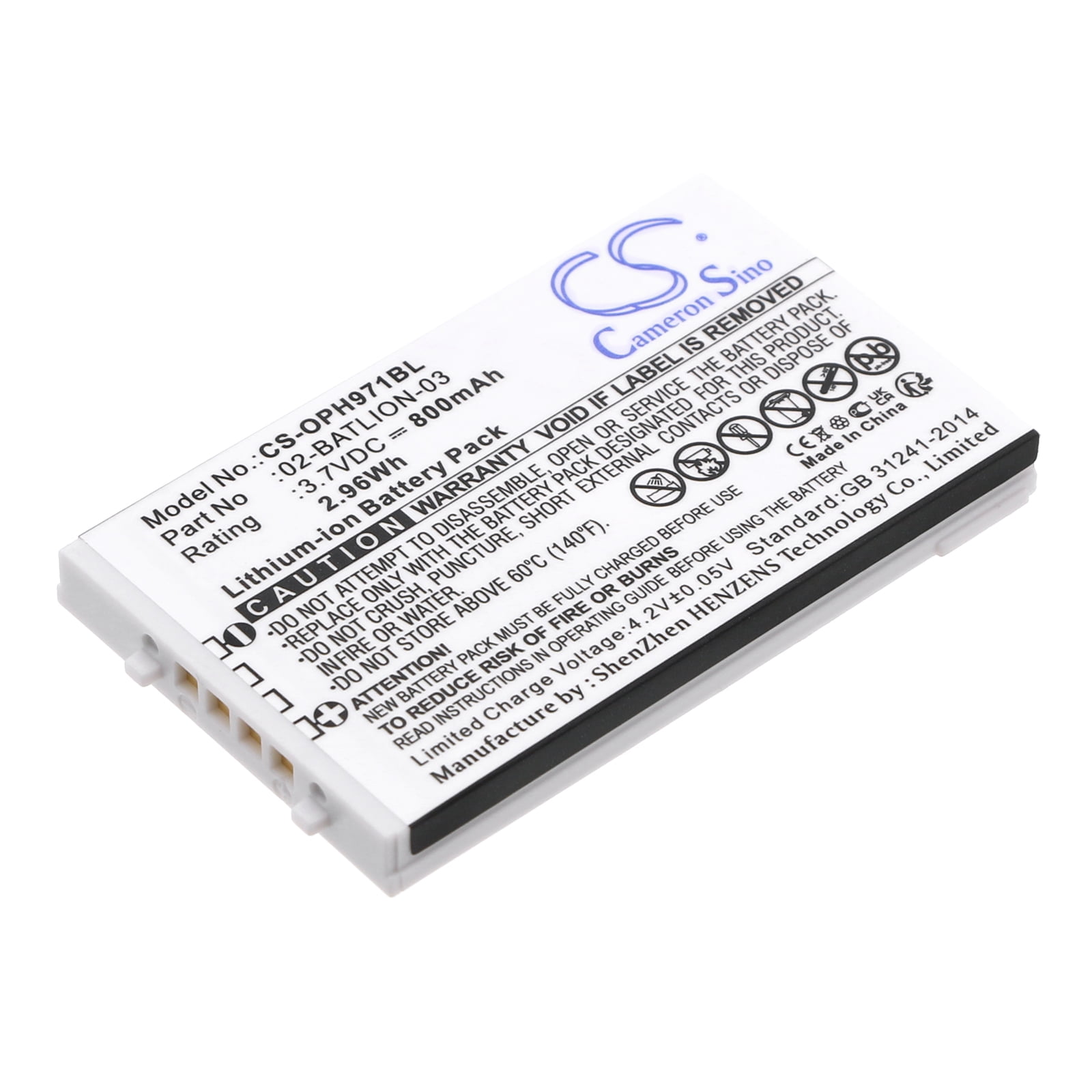 Battery for Opticon OPL-9712 OPL-9713 OPL-9723 OPL-9724 OPL-9725 OPL ...