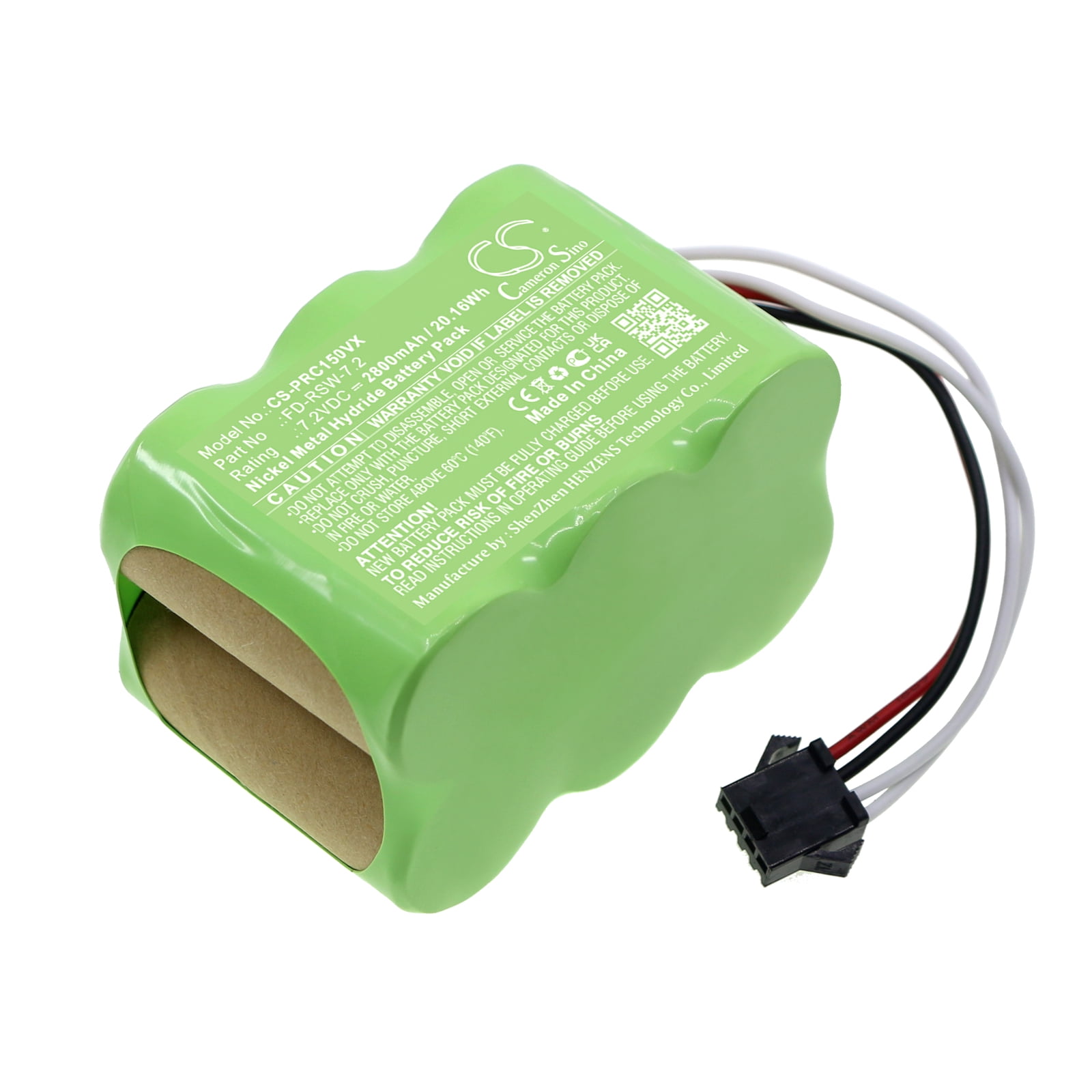 Battery for Pyle PUCRC15 PUCRC15BAT PUCRC17 Pure FD-RSW-7.2 CS-PRC150VX ...