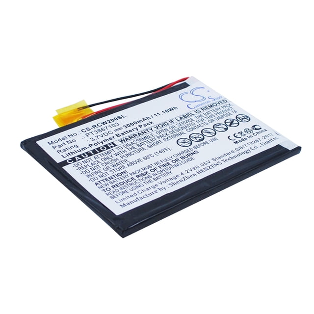 Battery for RCA RCT6077W2 PT3867103 7" Tablet 62118460770 CS-RCW200SL ...