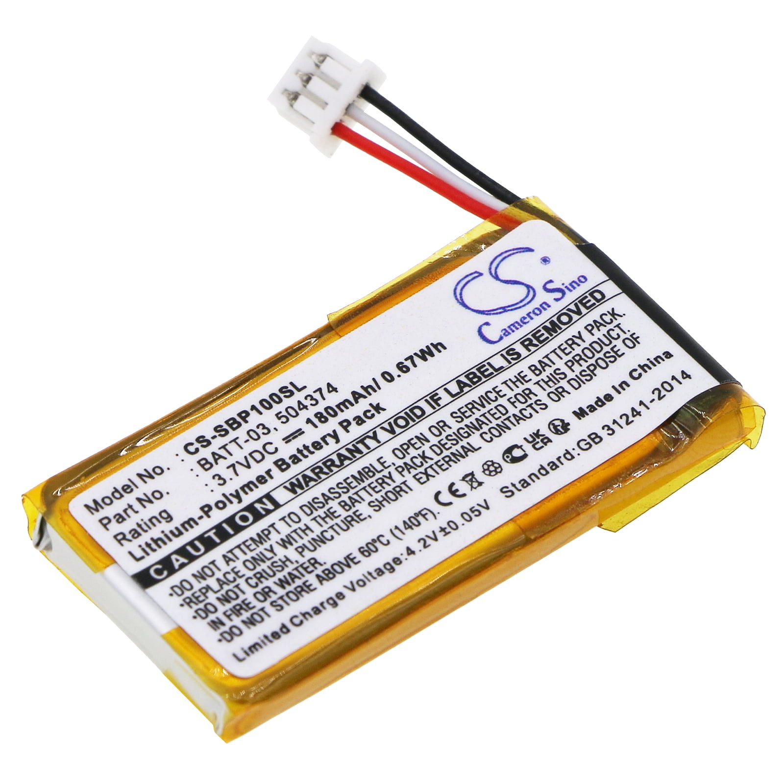 Battery for Sennheiser AHB401835T 504374 BATT-03 SD DW Pro1 Pro2 DW 30 ...